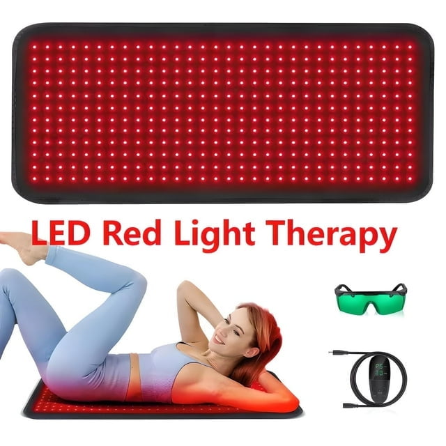 Red Light Therapy Pad Infrared LED Full Body Mat – Full-Body Wellness ...