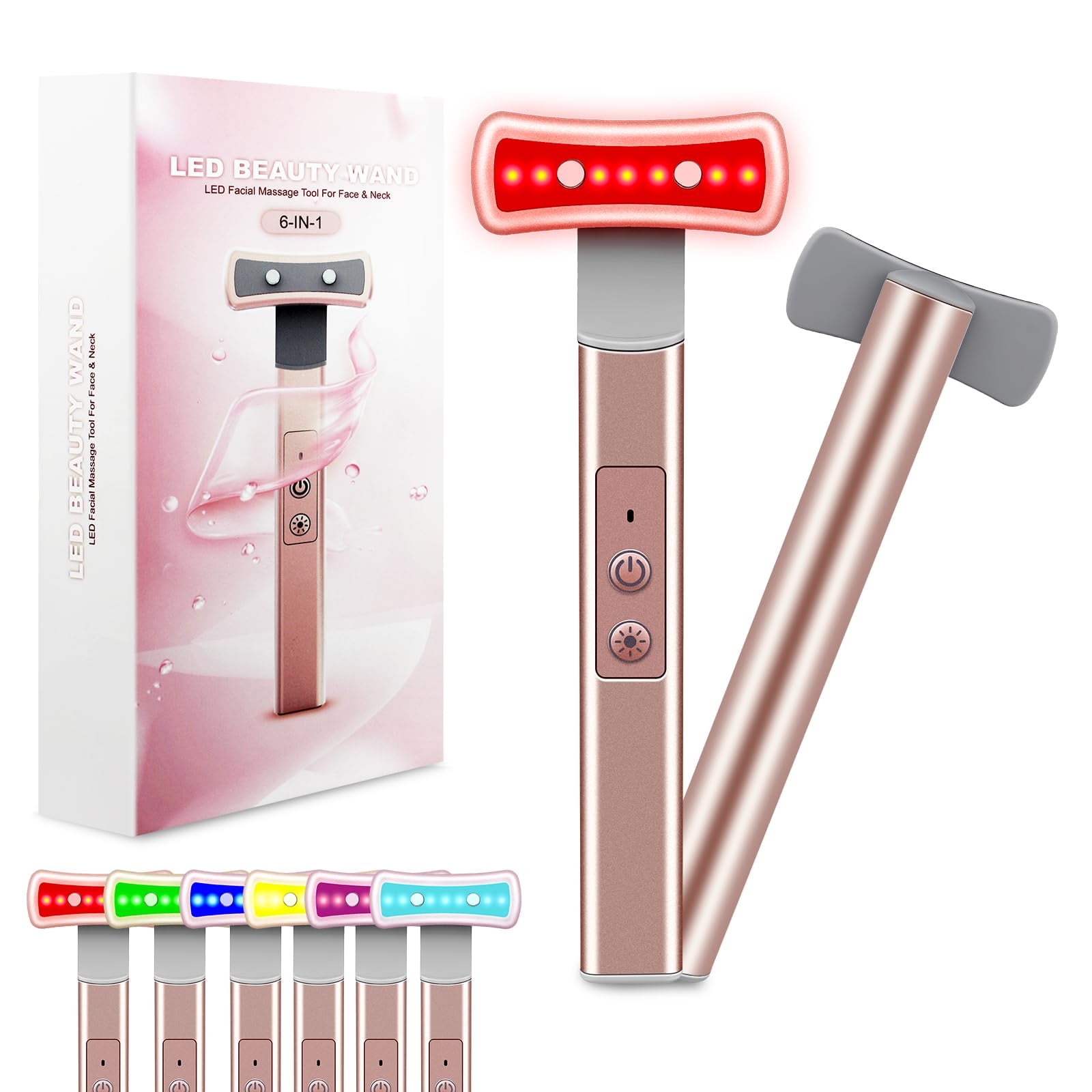 Red Light Therapy for TMA2 Face, 6 in 1 LED Light Therapy Eye Equipment ...