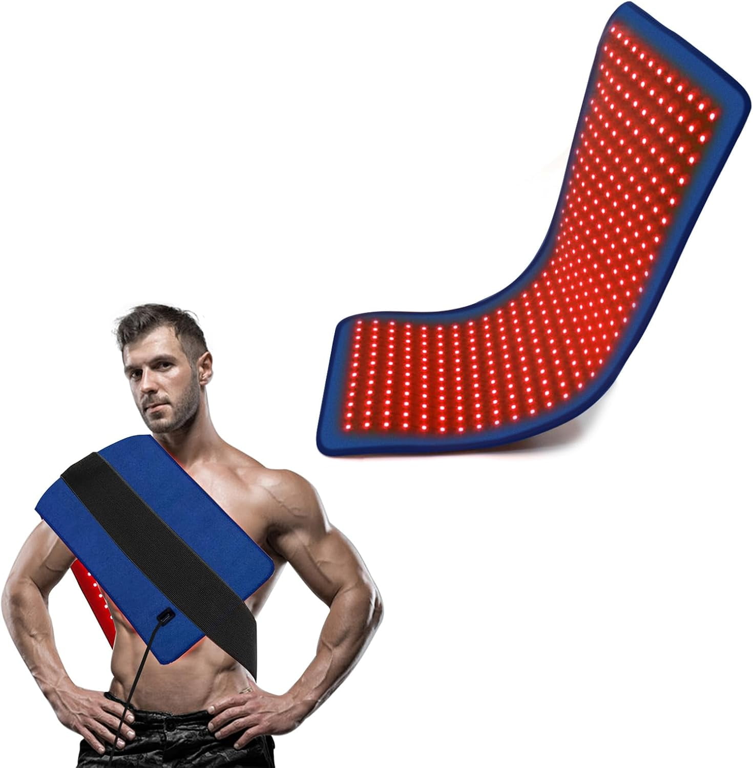 Red Light Wrap for Body Red 660nm&850nm Near Infrared Light Mats 360Pcs ...