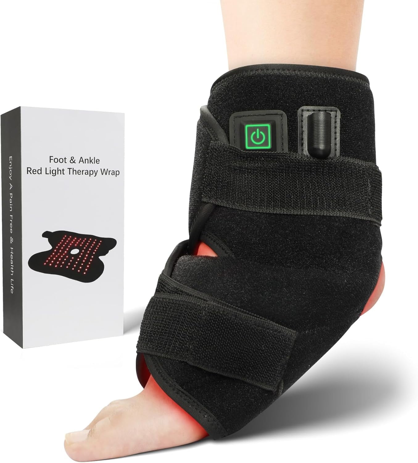 Red Light for Ankle, Infrared Light for Foot Light Exposure, with 660nm ...