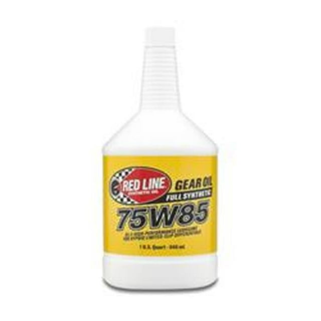 Red Line 1 qt. 75W-85 Synthetic GL-5 Gear Oil, High Viscosity & Shear ...