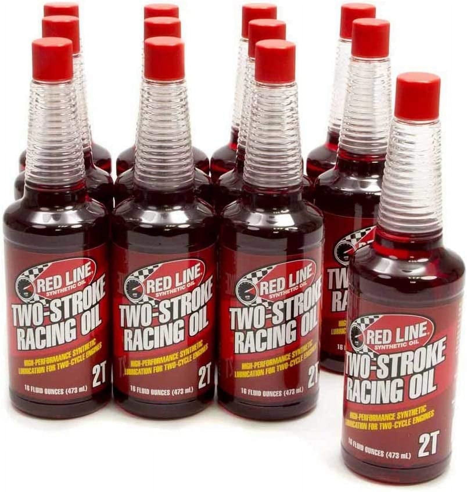 Red Line 40603 Two-Stroke Racing Motor Oil, Motorcycle High-Performance ...
