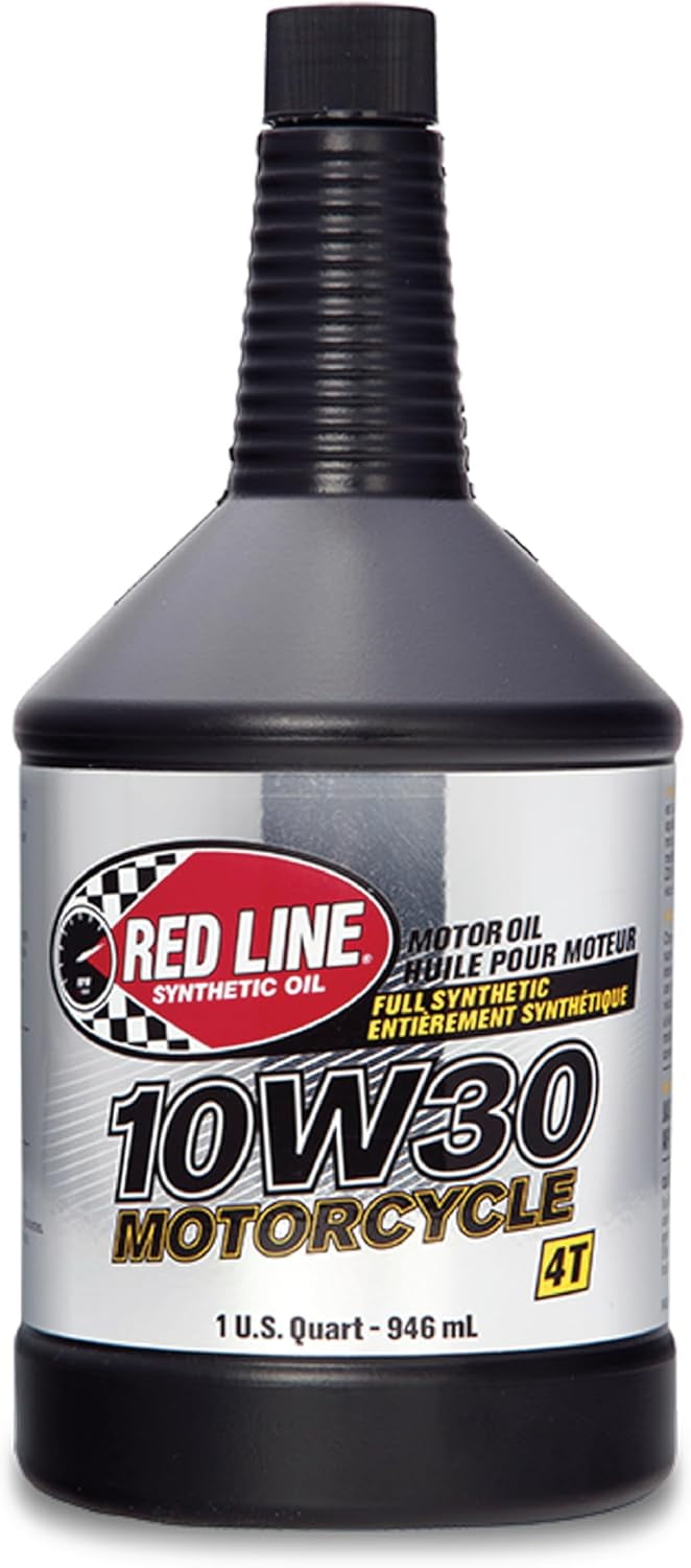 Red Line 42304 10W30 Synthetic Motorcycle Motor Oil - 1 Quart - Walmart.com