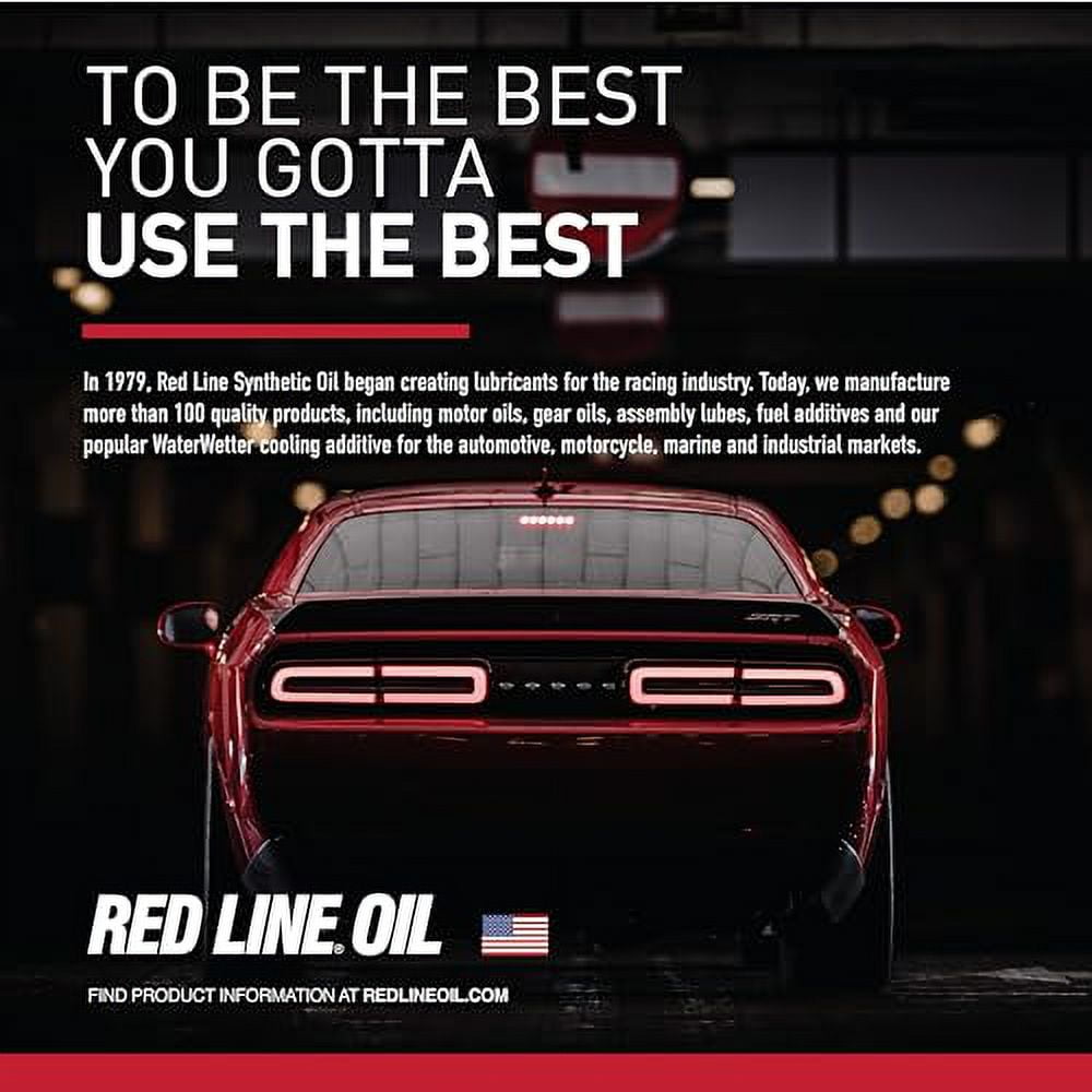 Red Line 42804 Full Synthetic Gear Oil, V-Twin Transmission Oil with ...