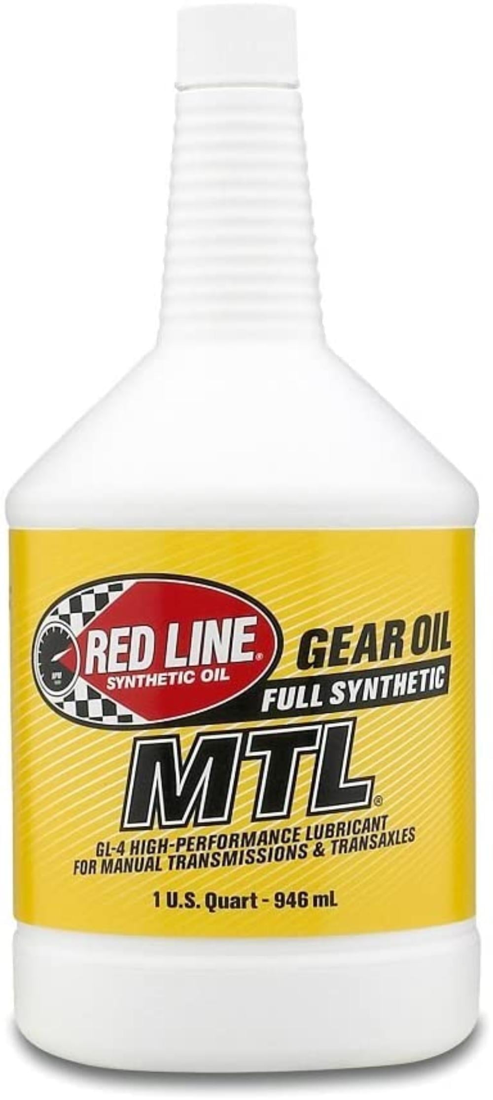 Red Line (50204) SAE 75W80 API GL-4 Manual Transmission - 1 Quart ...