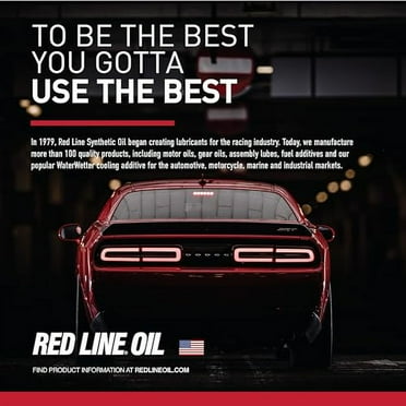 Red Line Synthetic GL-5 Gear Oil 1 qt. 75W-85 for Automotive Use ...