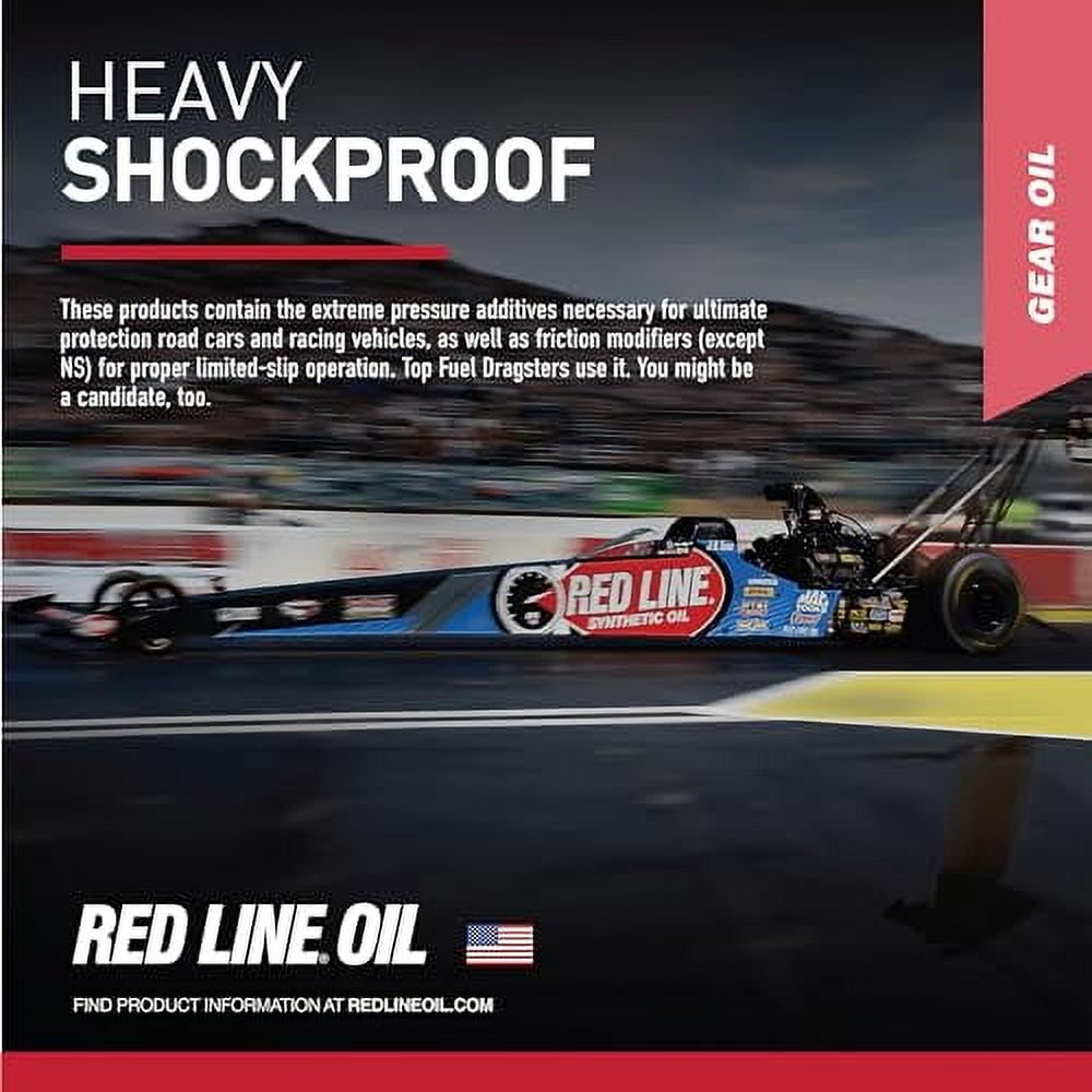 Red Line 58204 Heavy Shockproof Gear Oil - 1 Quart (2 Pack) - Walmart.com