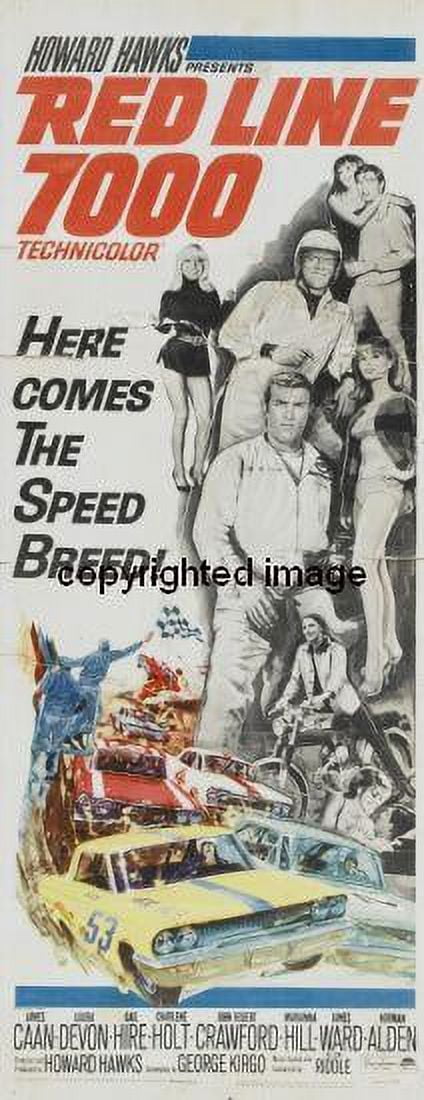 Red Line 7000 Movie Poster Insert 14x36 Unframed, Age: Adults AB ...