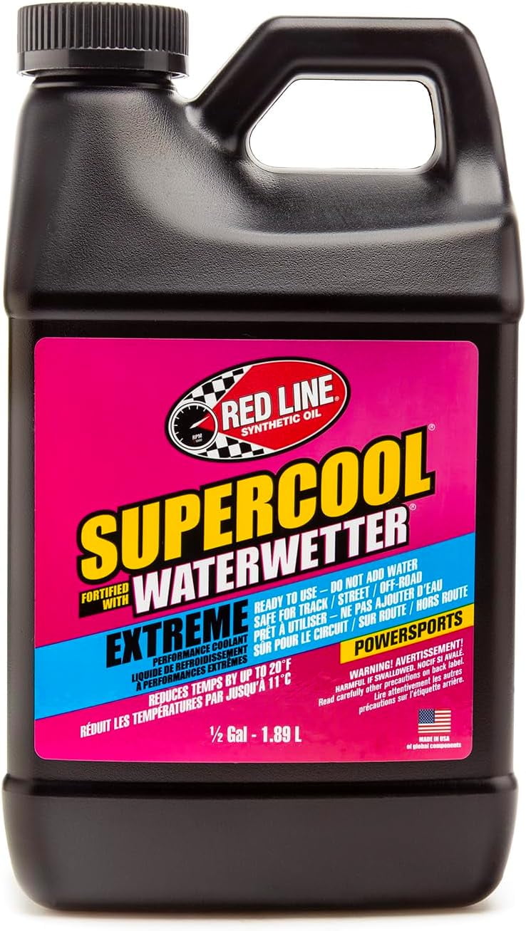 Red Line 80205, Supercool Extreme Powersports Coolant, Safe for Track, Street, Off-Roa - 1/2 ...