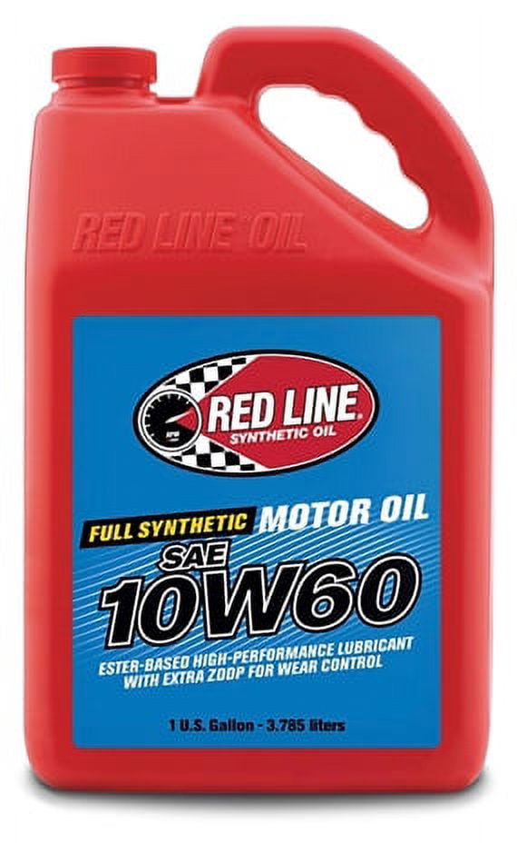 Red Line Oil 10W60 Synthetic Motor Oil 1 Gallon - Walmart.com