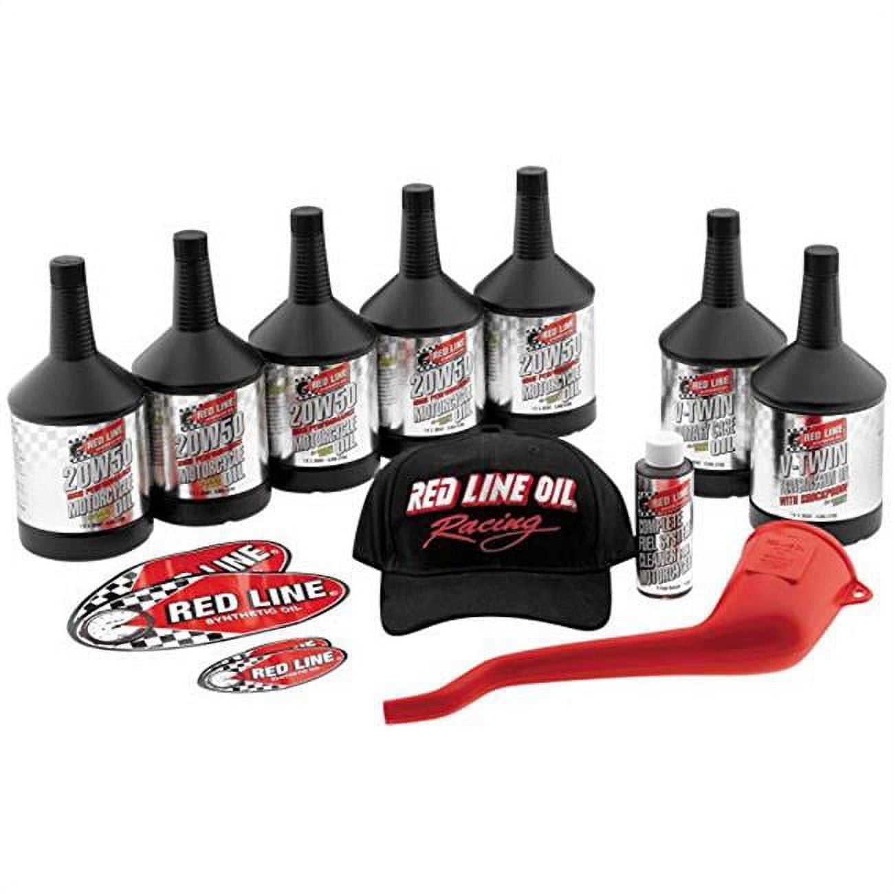 Red Line Oil 90231 Motorcycle Power Pack Kit Big Twin 20W60 Oil ...