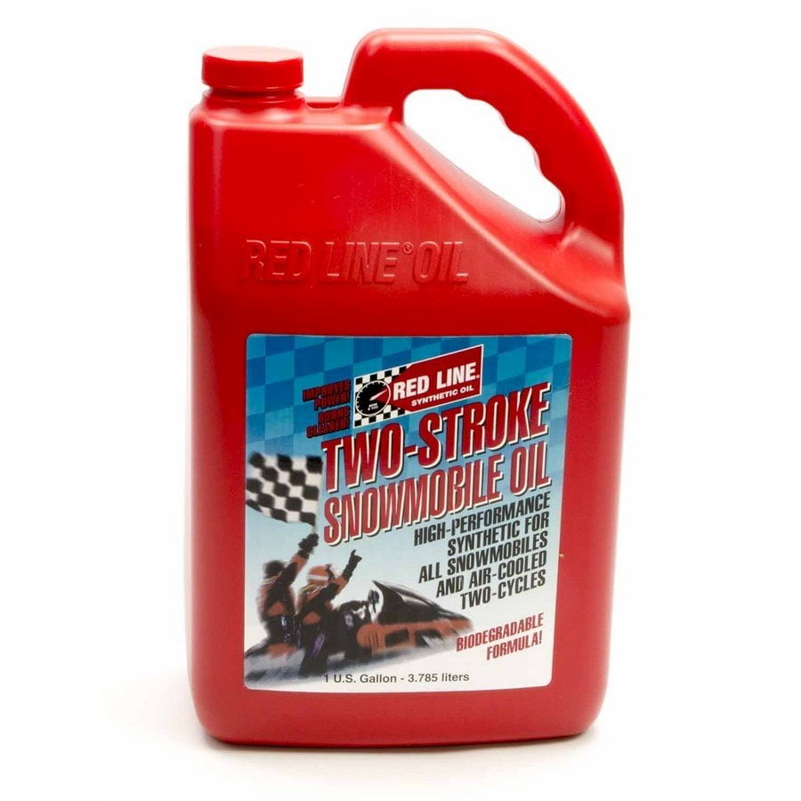 Red Line Bio-Degradable 2 Stroke Snowmobile Oil, Low Smoke Formula, 1 ...