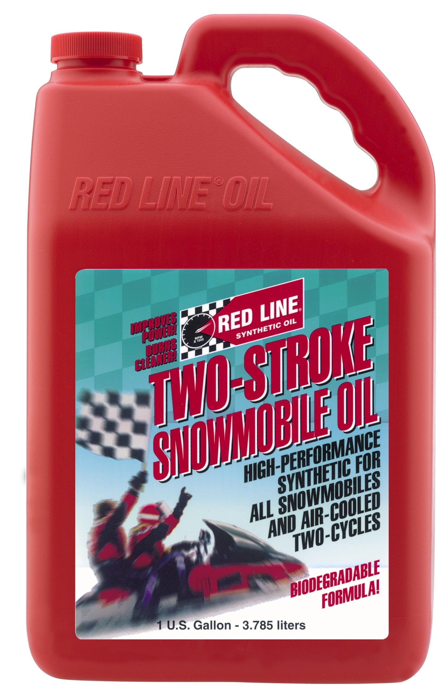 Red Line Bio-Degradable 2 Stroke Snowmobile Oil, Low Smoke Formula, 1 ...