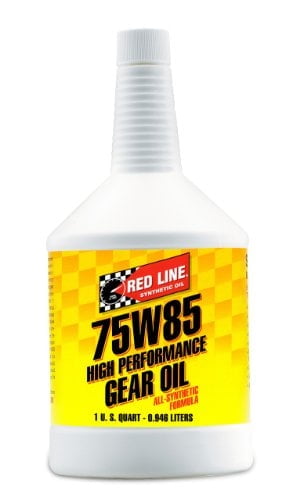 Red Line Auto Synthetic Fluid 75W85 GL-5 Gear Oil - 12 Quart Capacity ...