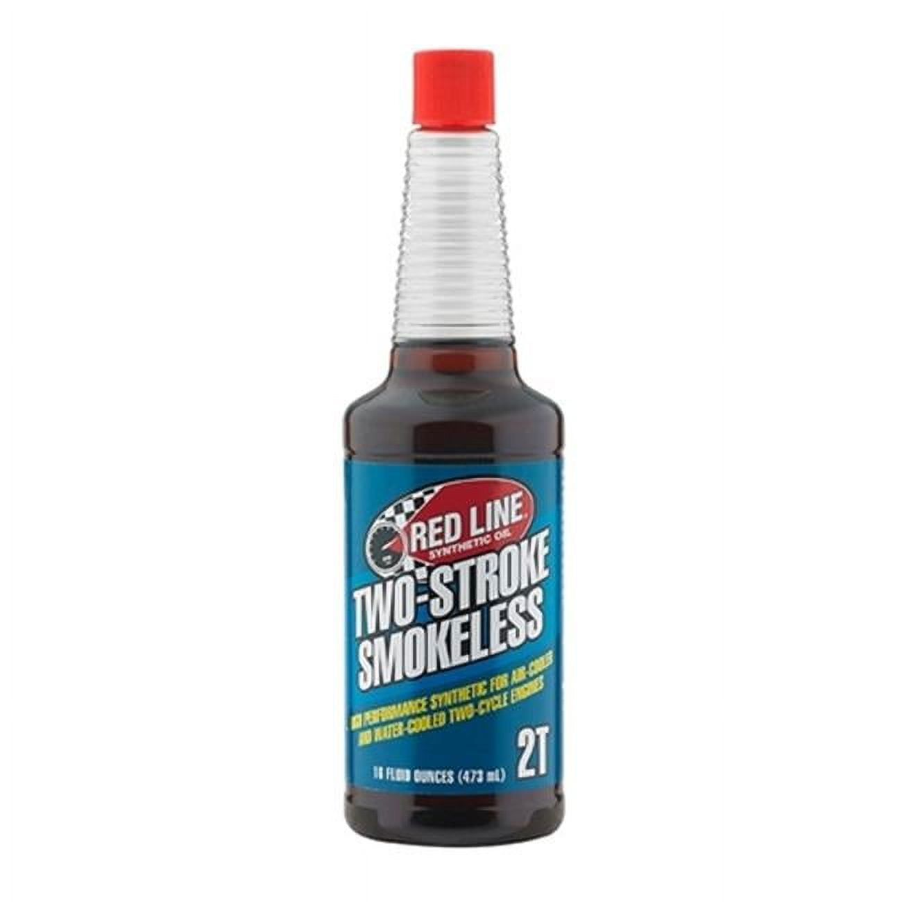 Red Line Two-Stroke Smokeless Synthetic Blend Motor Oils 2T, 16 oz ...