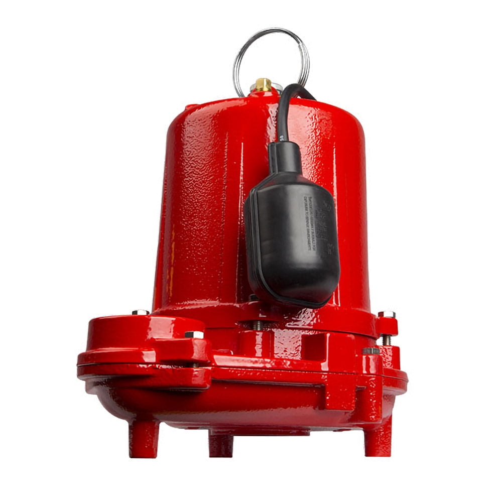 Red Lion 1/3 Hp 4260 Gph Effluent Pump - Cast Iron W/ Tethered Switch ...