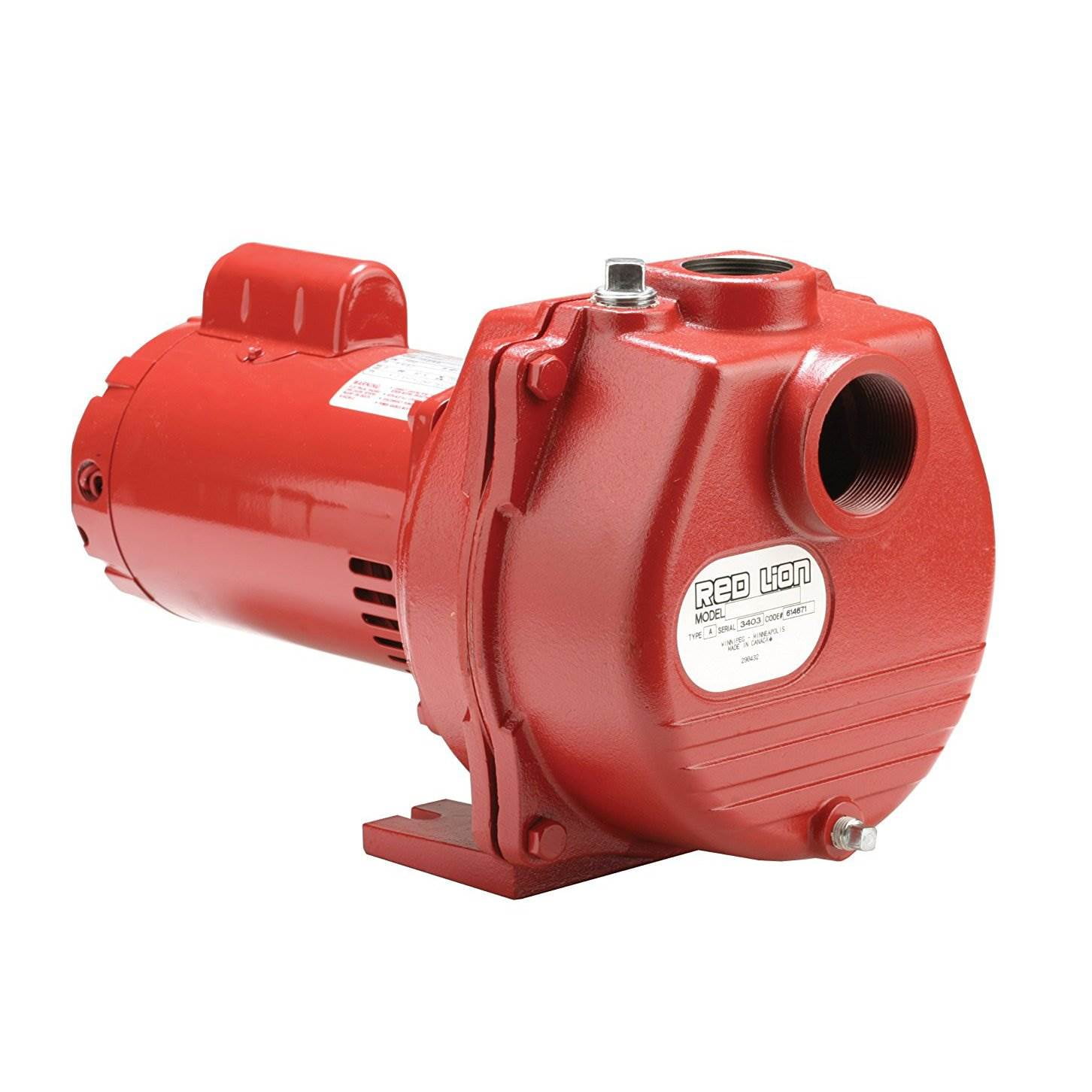 Red Lion 1.5 Horsepower 71 GPM Cast Iron Irrigation Sprinkler Pump ...