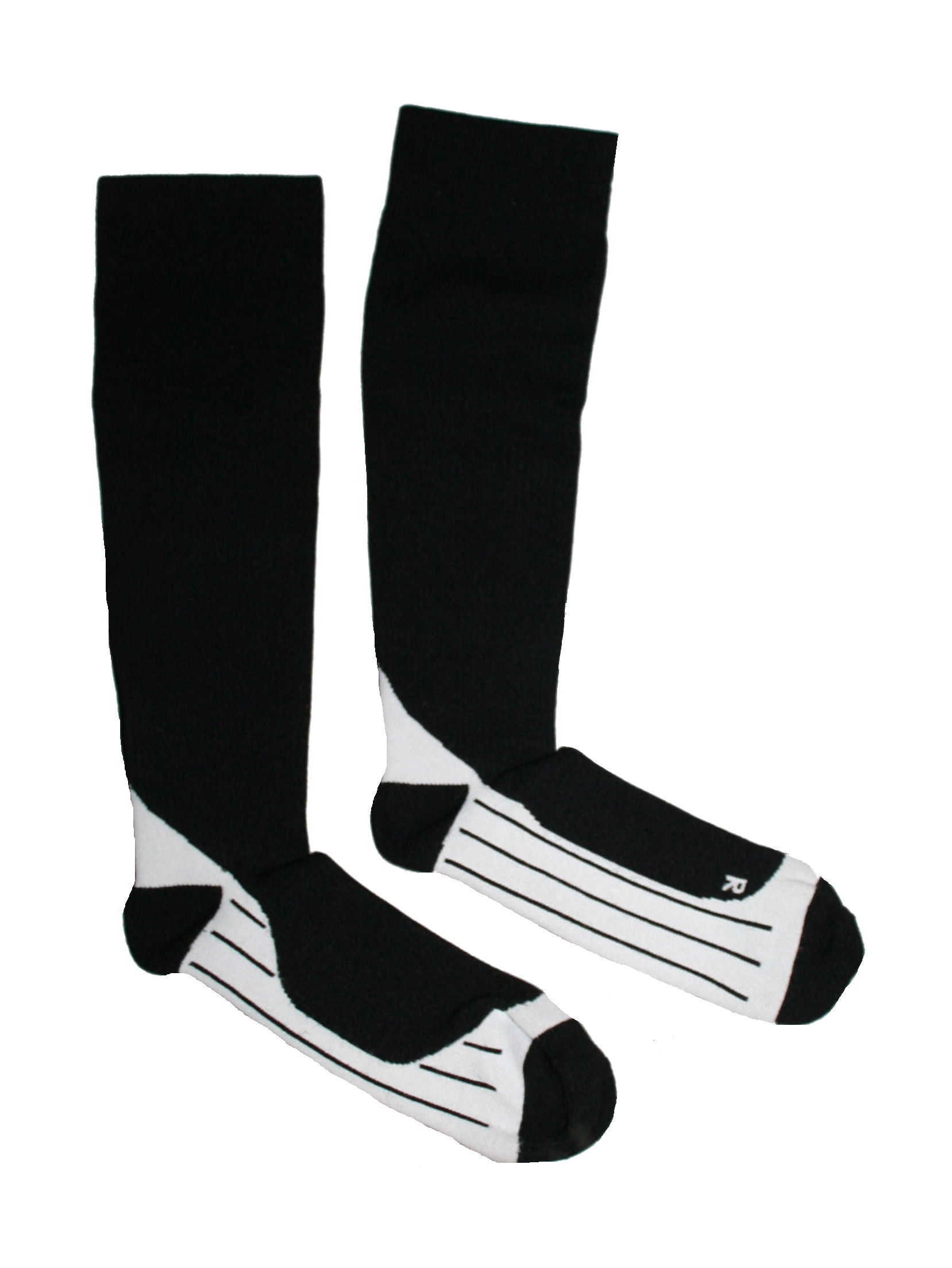 Red Lion Black with White Sole Compression Socks Adult Unisex Sizing ...