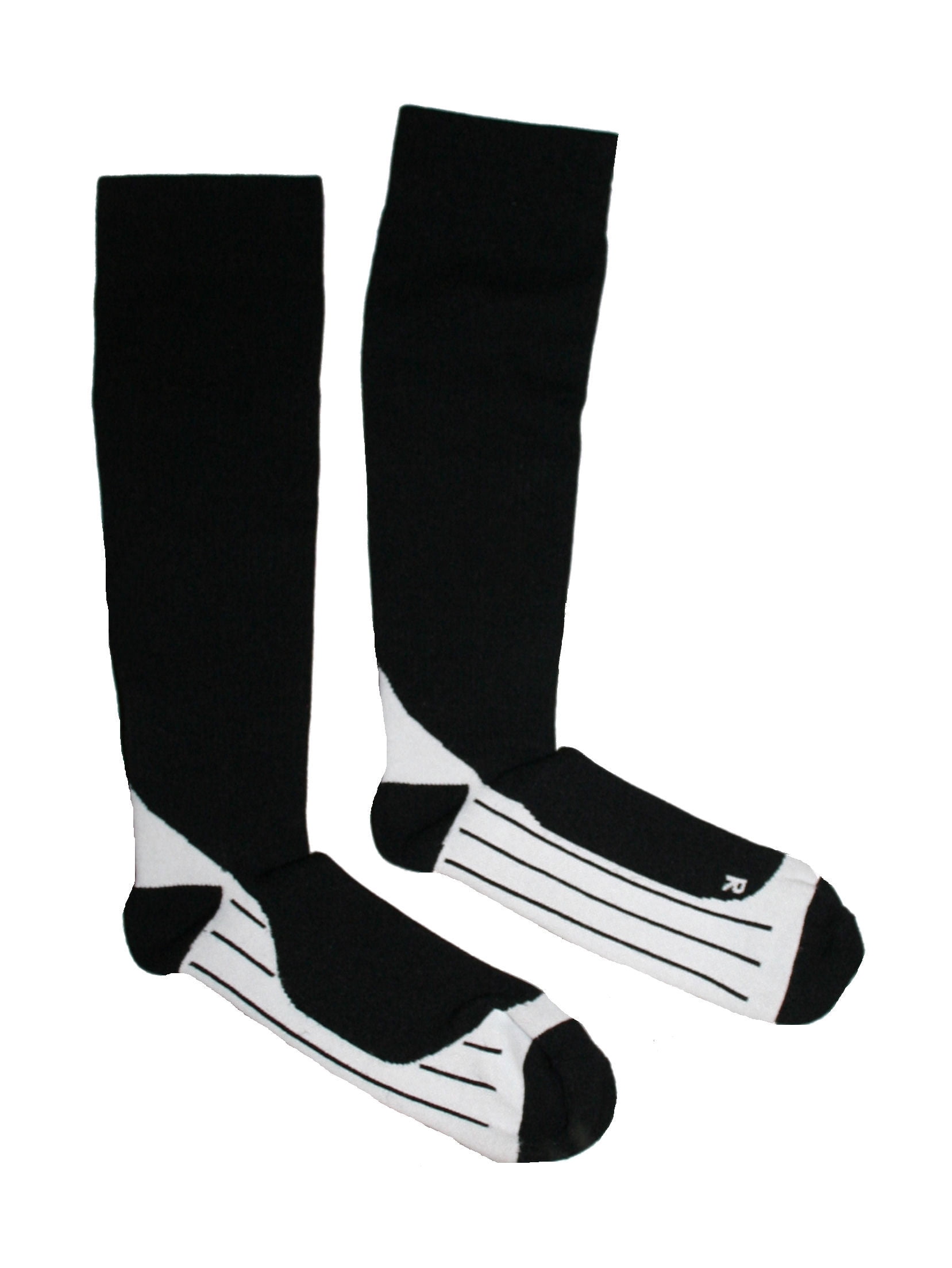 Red Lion Black with White Sole Compression Socks Adult Unisex Sizing ...