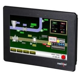 Red Lion Controls CR30000400000310, 4.3" Widescreen HMI with 3 Serial ...