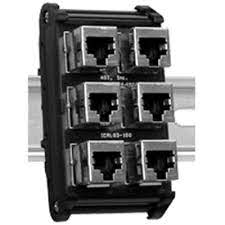 Red Lion Controls DRRJ45P6, 6 x RJ45 CONNECTOR, RJ45 PARALLEL CONNECTOR ...