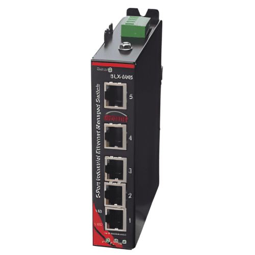 Red Lion Controls Sixnet SLX-5MS-1 SLIMLINE PLUS 5 PORT MANAGED INDUSTRIAL ETHERNET SWITCH WITH ...