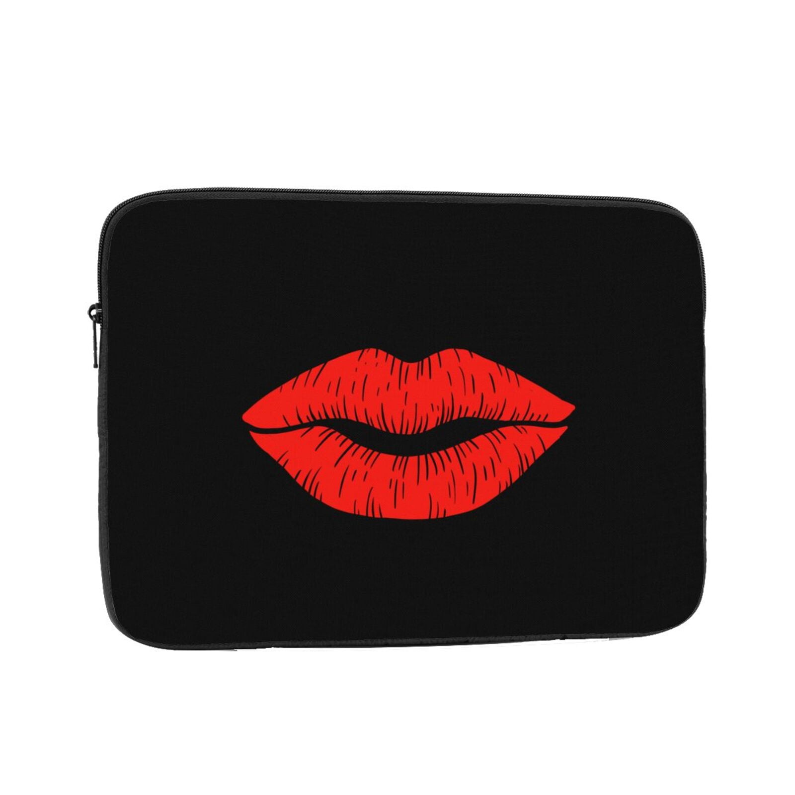 Red Lip Print 17 inch Portable Laptop Sleeve Compatible with MacBook ...