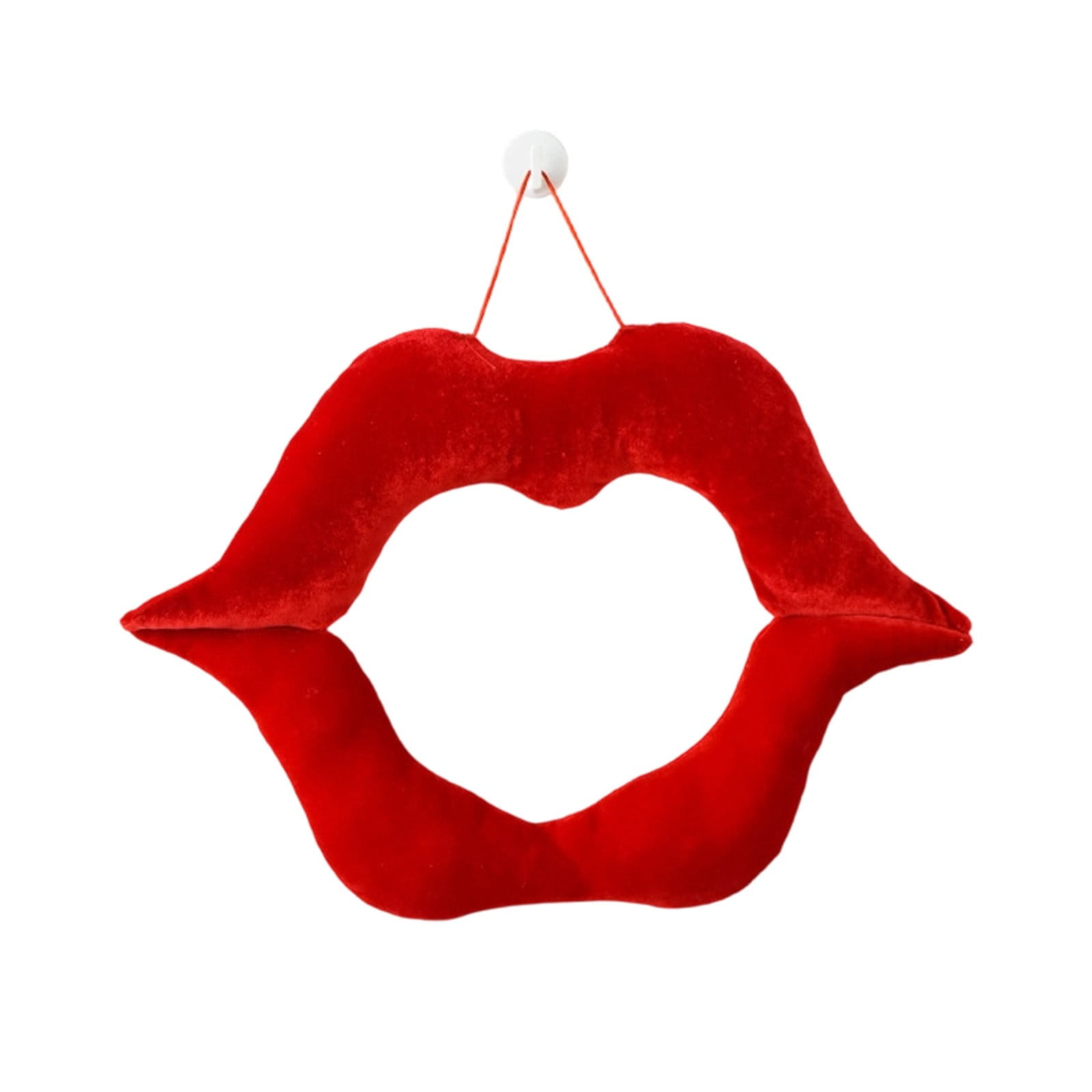 Red Lips Valentine's Day Pendant Festive Atmosphere Scene Setup Soft in ...