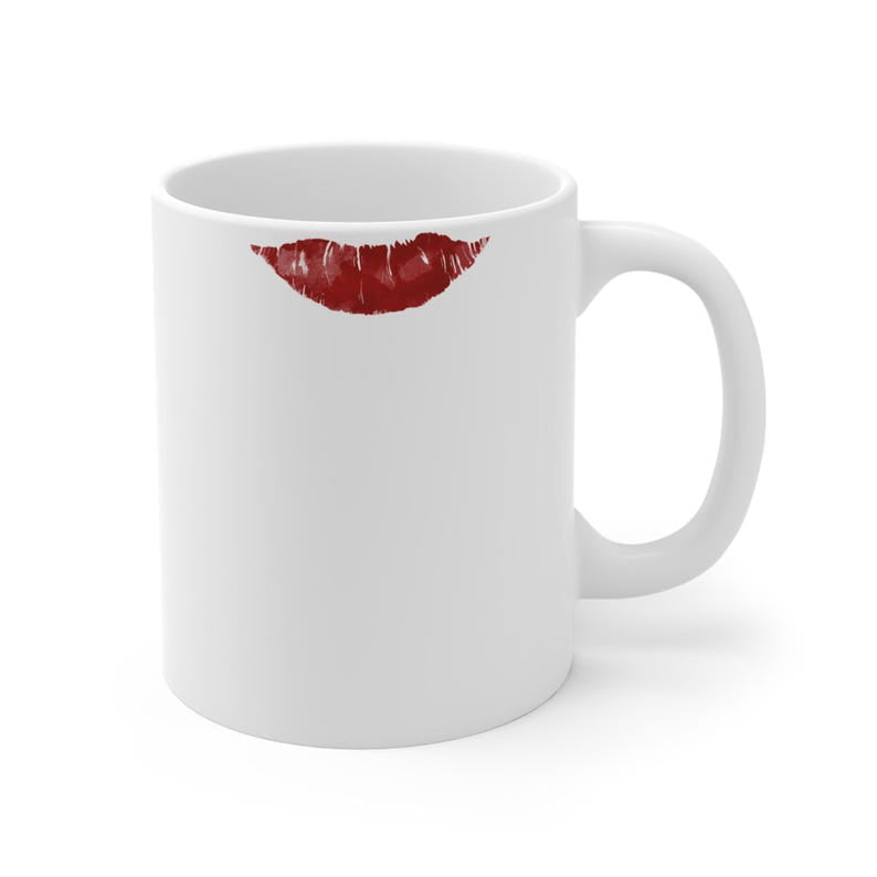 Red Lipstick Kiss Mug Romantic Coffee Cup, VaL1entine's Gift - Walmart.com