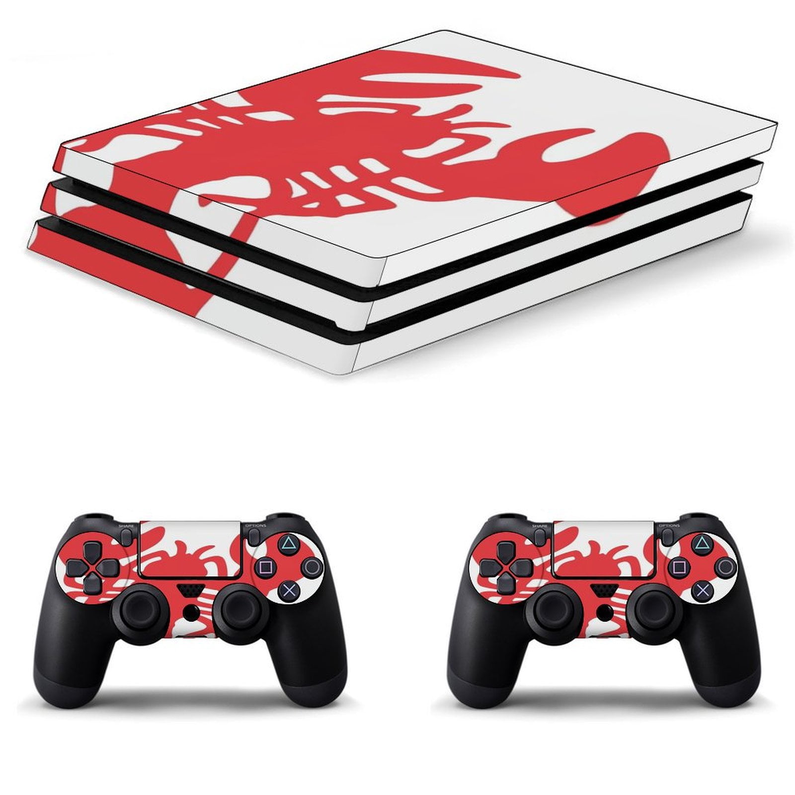 Red Lobster Flare PS4/PS4 Pro/PS4 Slim Skin Sticker For Console And ...