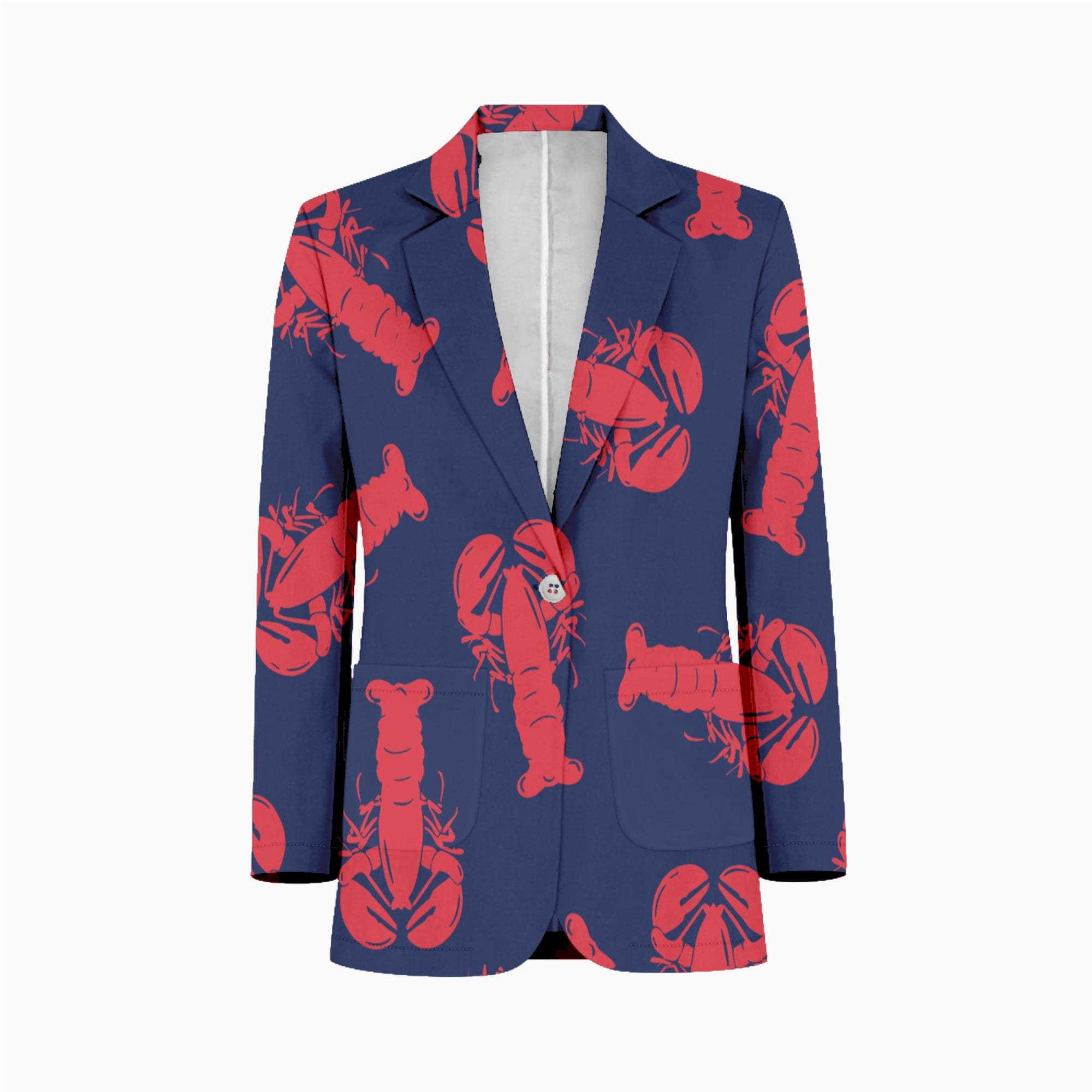 Red Lobster Mens Suits Shawl Collar Slim Fit Suit Mens Groom Jacket ...