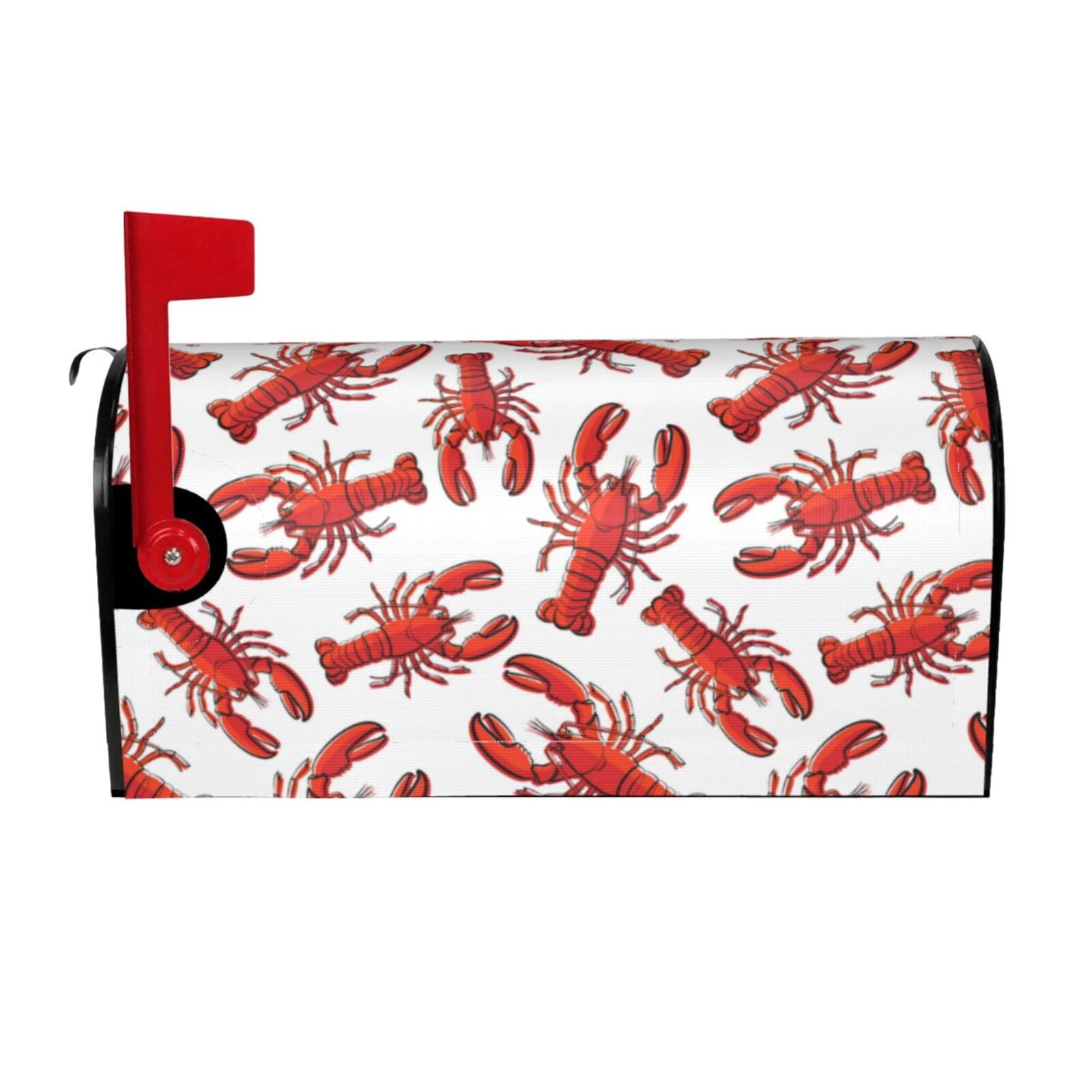 Red Lobster print Mailbox Covers, Magnetic Mailbox Covers, Waterproof ...