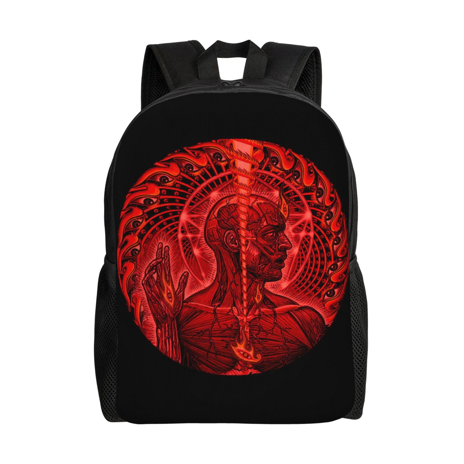 Red Logo Tool Band Backpack Lightweight Unisex Basic Daypack Bookbag ...