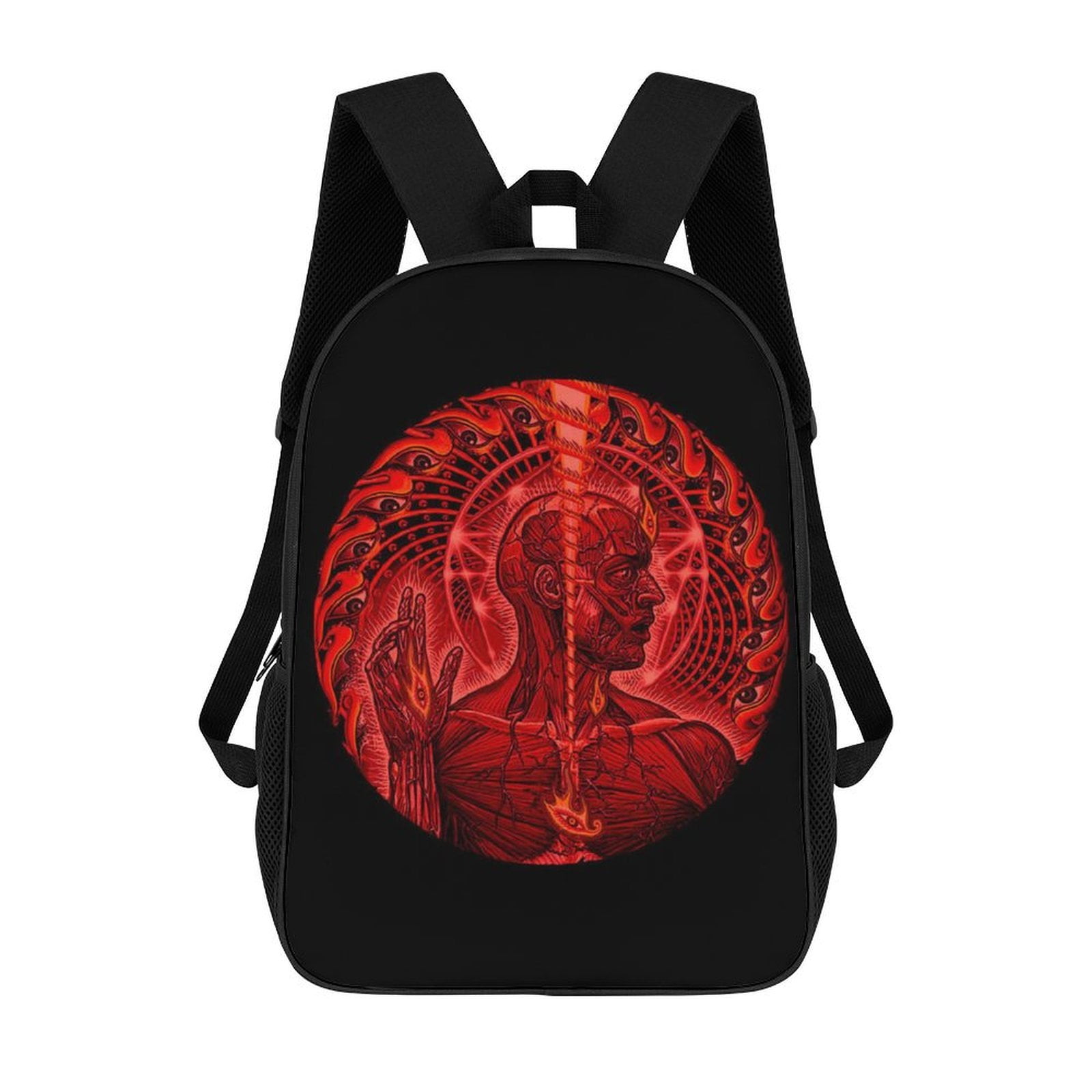 Red Logo Tool Band School Bag Laptop Backpack Casual Shoulders Daypack ...