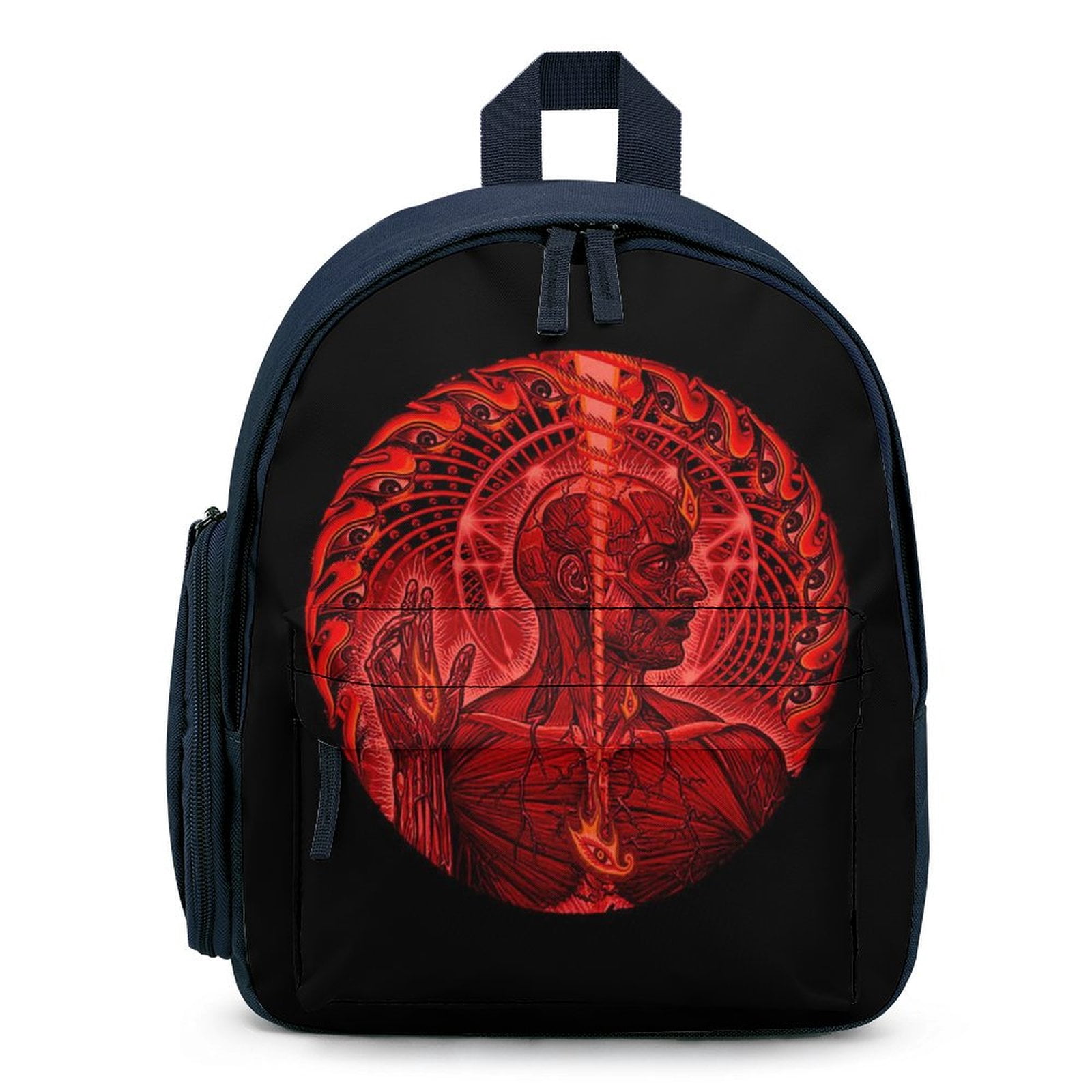 Red Logo Tool Band Schoolbag Backpack Lightweight Daypack Adjustable ...