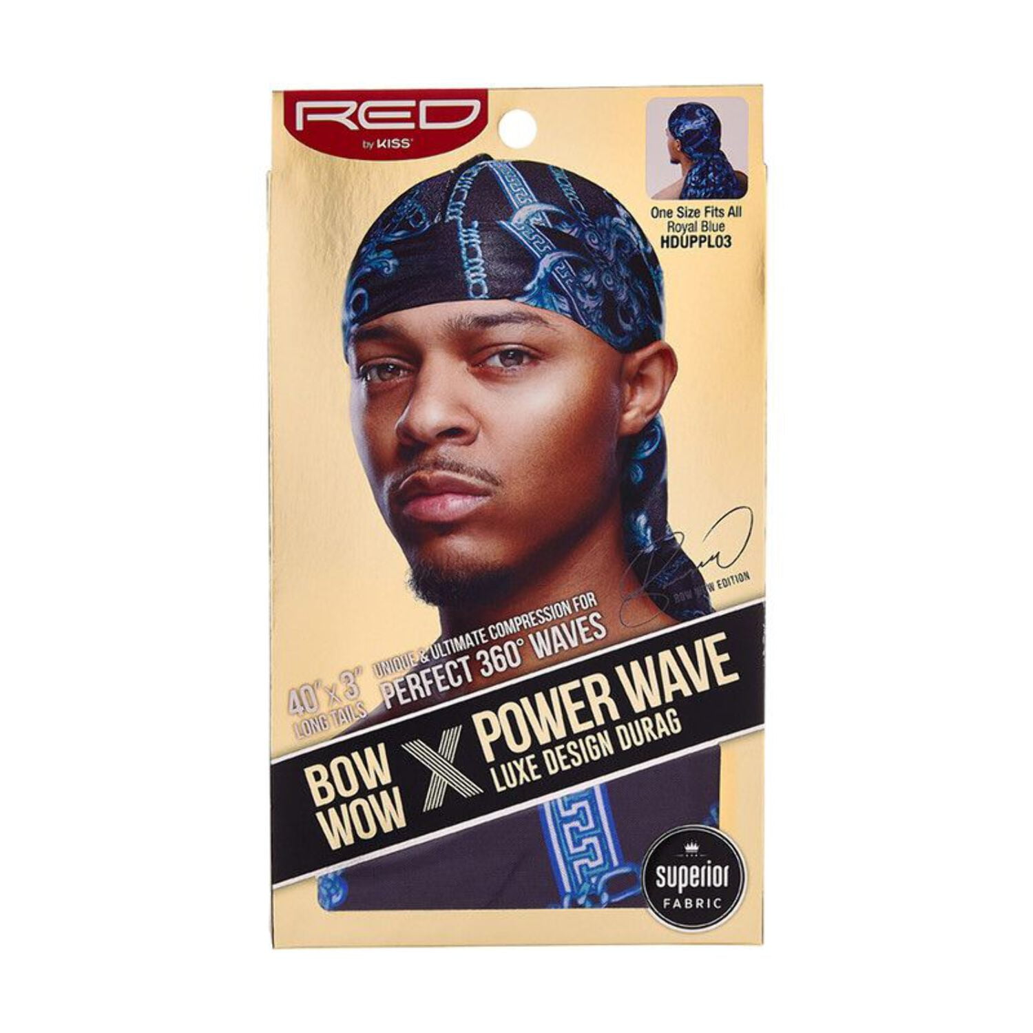 Red Luxe Durag - Royal Blue - HD33 - Walmart.com