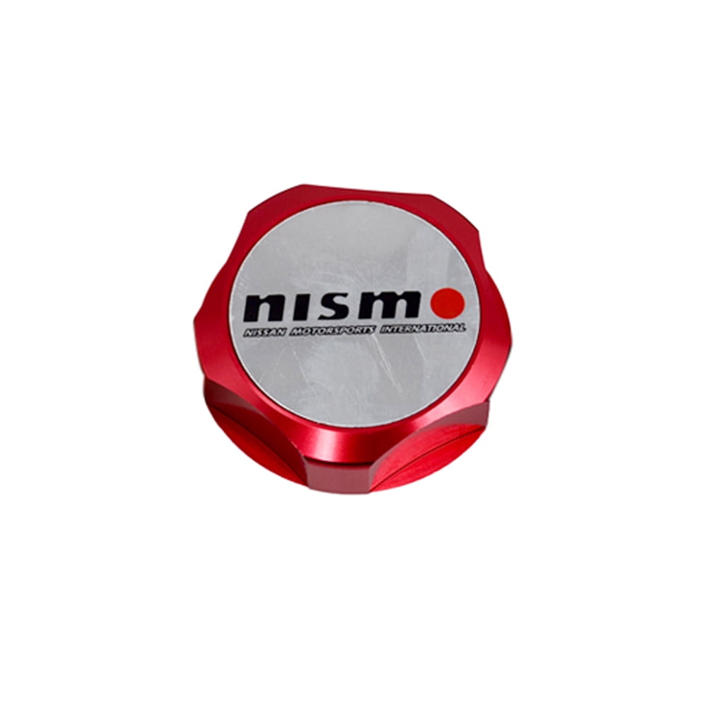 Red-Luxury Chrome Nismo Racing Car Oil Cap, Oil Filler Cap, Precious ...