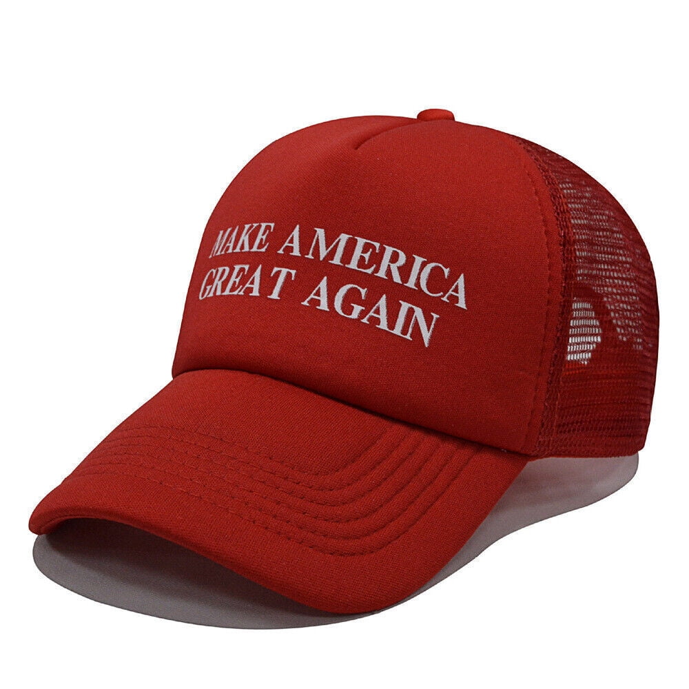 Red MAGA Make America Great Again President Donald Trump Mesh Hat Cap ...