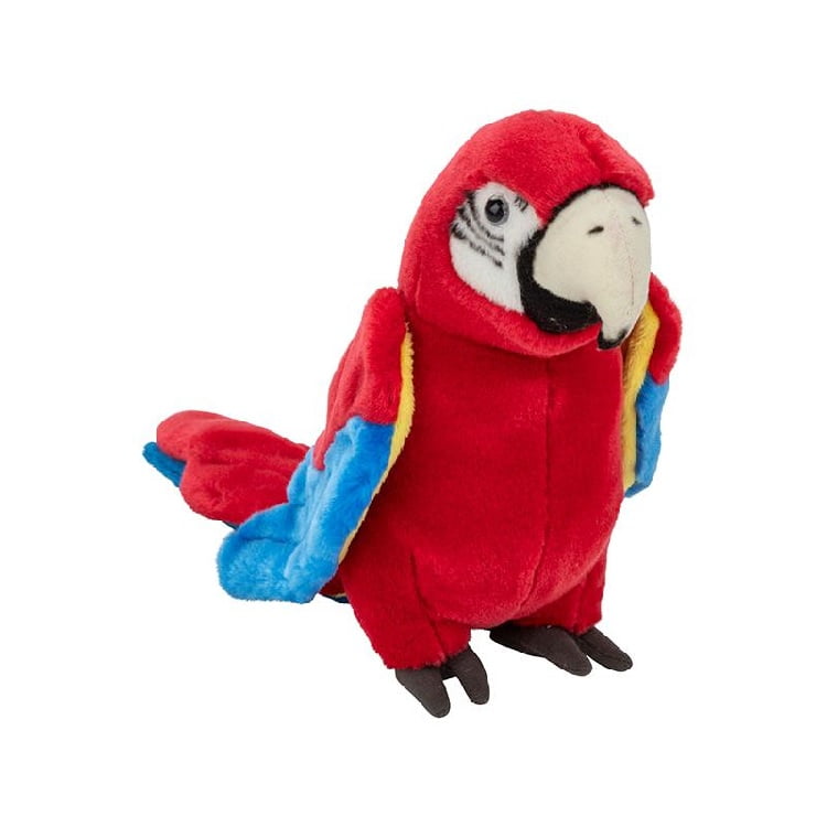 Red Macaw Parrot Plush 9" - Walmart.com