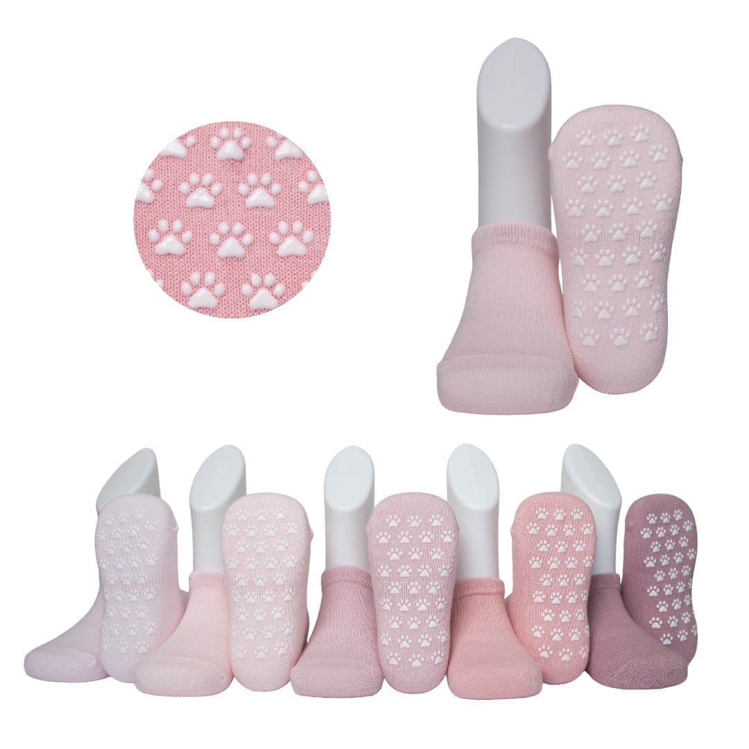 Non Slip Baby Socks – 5 Pack for Crawling Infants 6–12 Months | Anti ...
