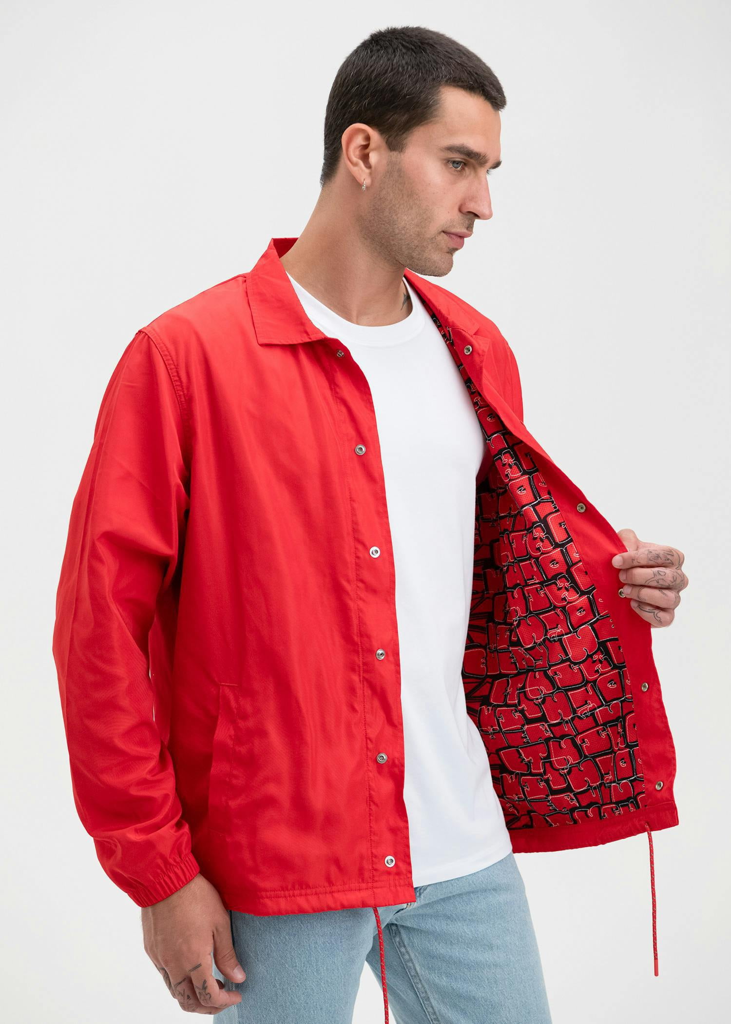 Red | Mens Coach Jacket - Walmart.com