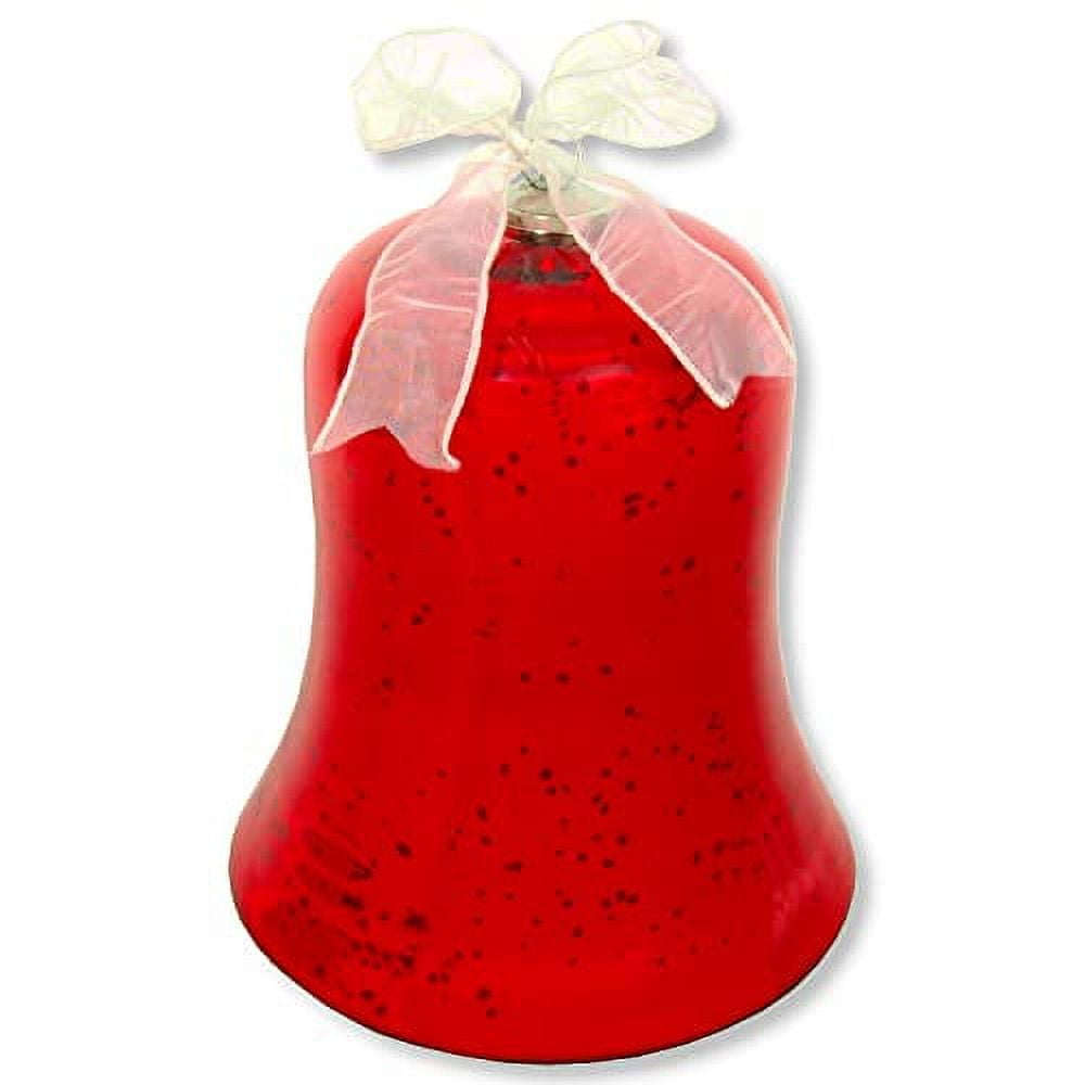 Red Mercury Glass Bell Ornament - Walmart.com