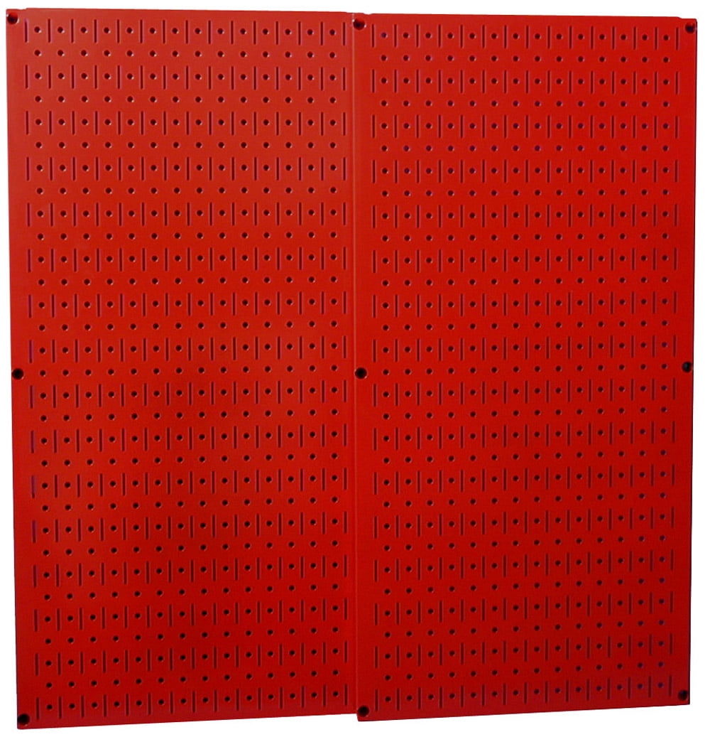 Red Metal Pegboard Pack - Two Pegboard Tool Boards - Walmart.com