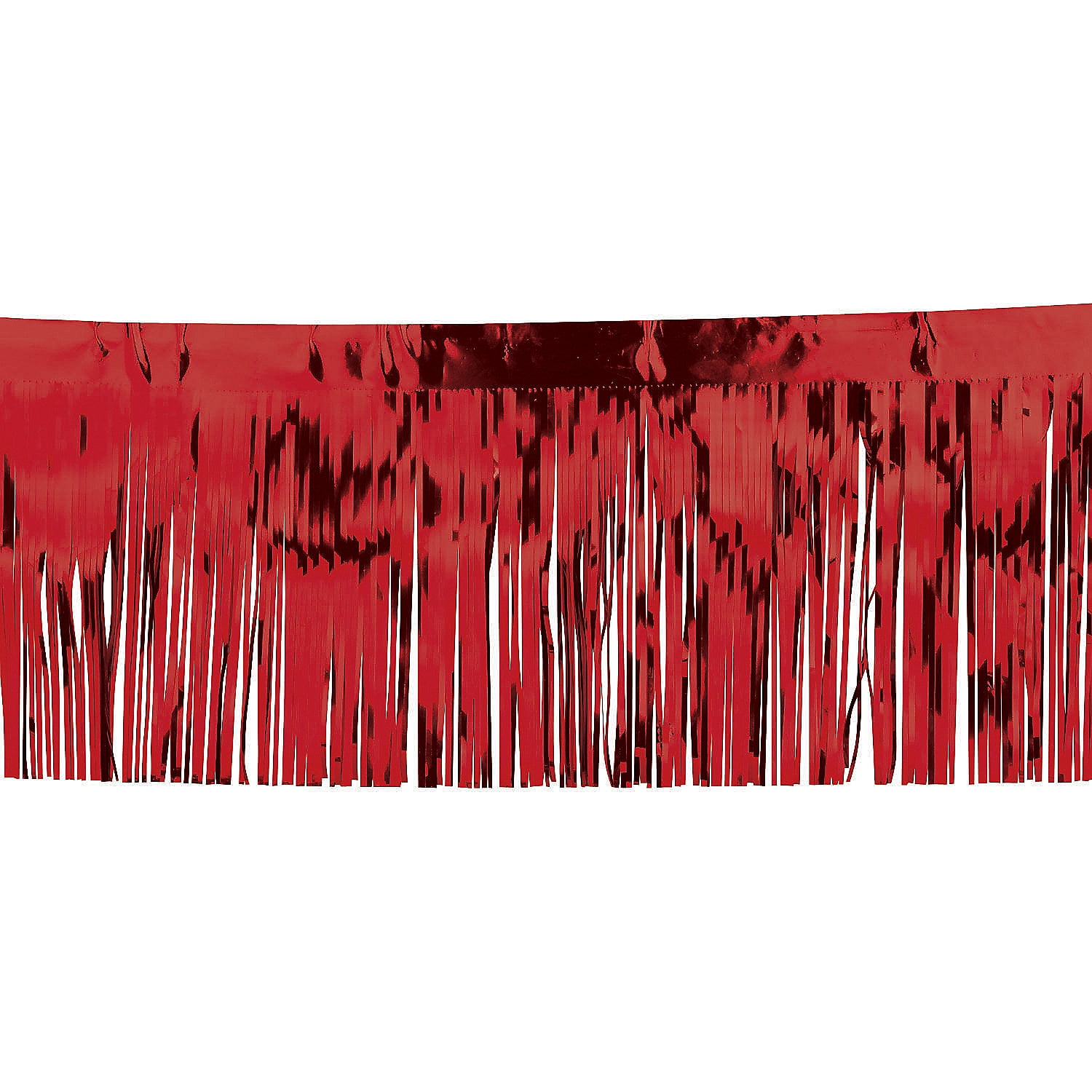 Red Metallic Float Fringe (10Ft) - Party Decor - 1 Piece - Walmart.com