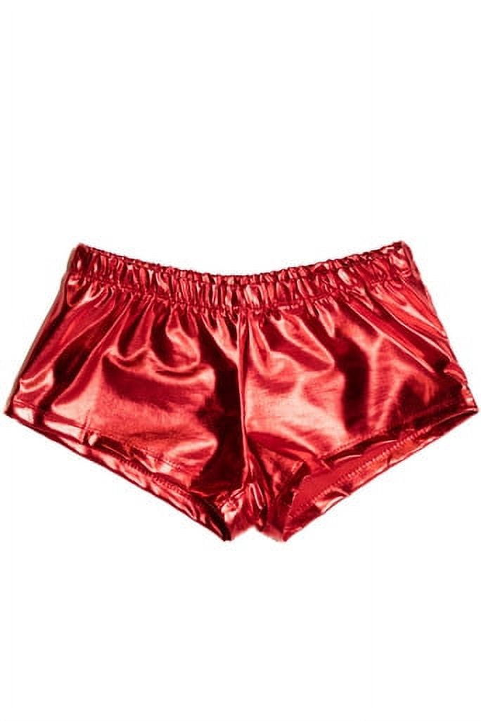 Ragstock Red Metallic Short Shorts - Walmart.com