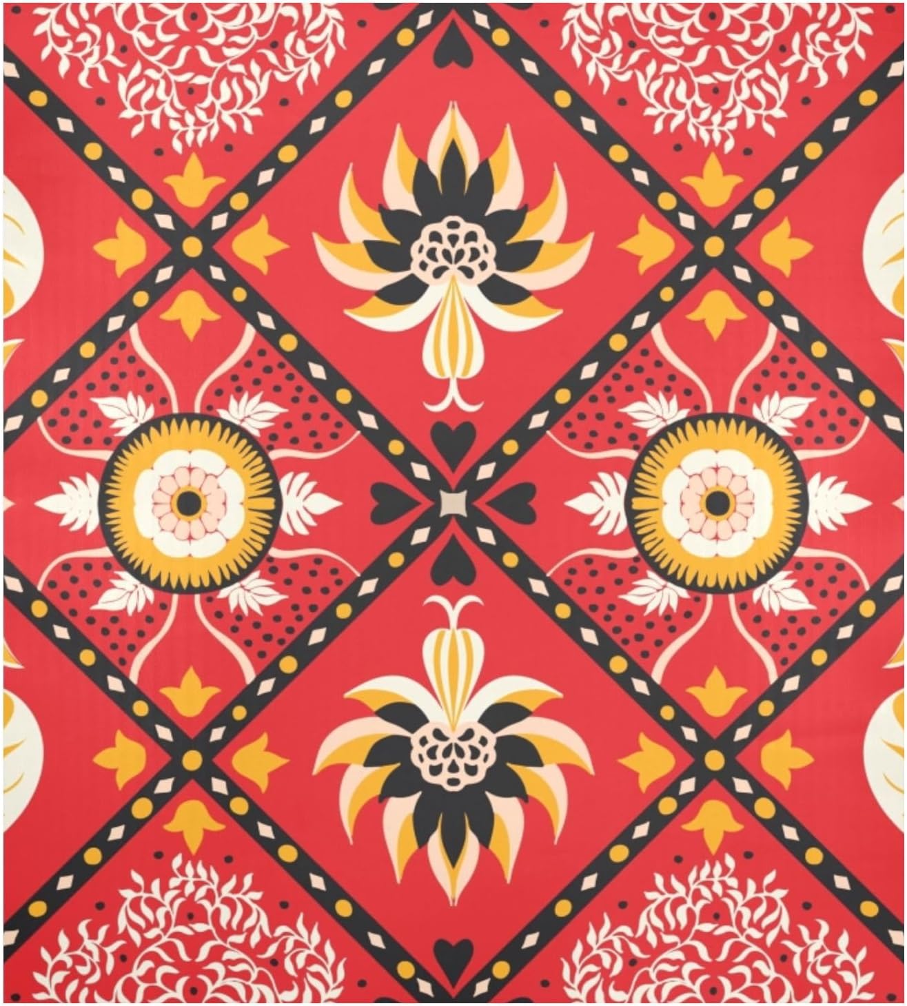 Red Mexican Talavera Dishwasher Magnet Covers for The Front Magnetic ...