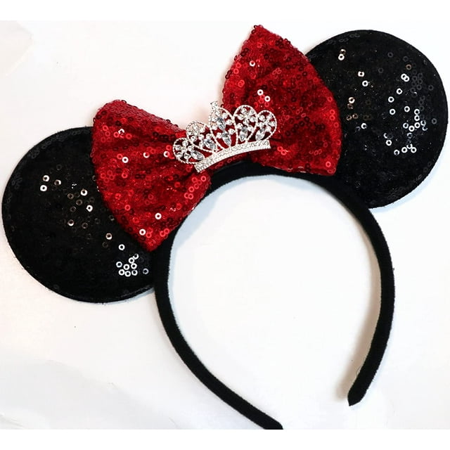 Red Mickey Ears, Red Minnie Ears - Walmart.com
