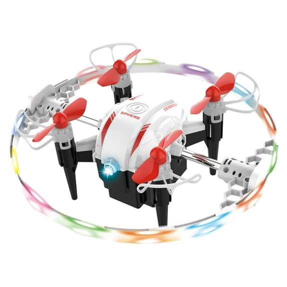 Red Mini Remote Control Kids Drone With 360 Flip 90 Flight Rotating ...