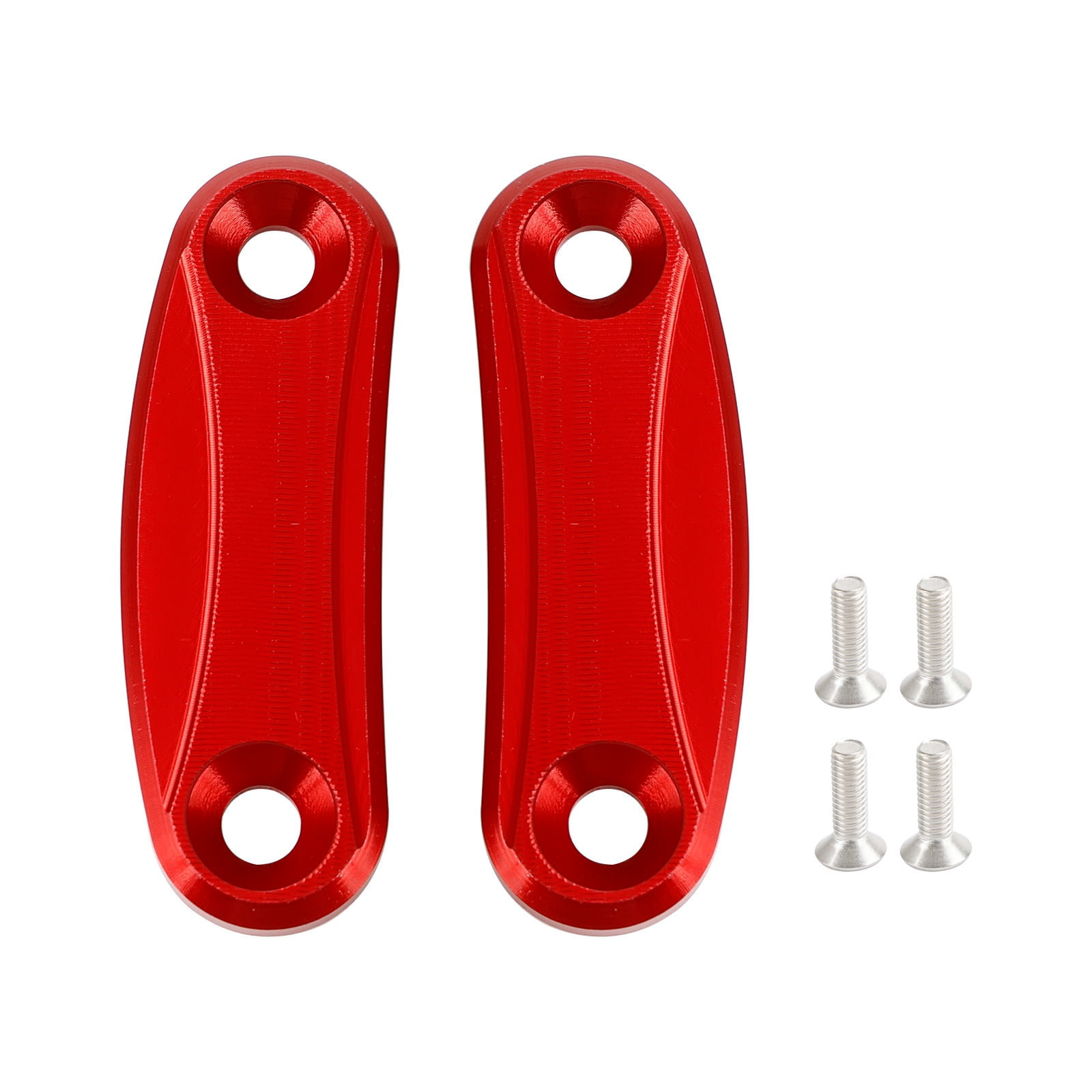 Red Mirror Delete Blanking Block Off Plates for Kawasaki ZX-10R 2011 ...