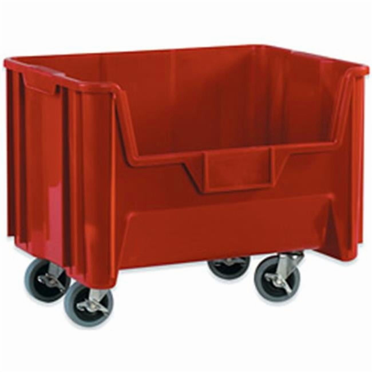 Red Mobile Giant Stackable Bins- 3 - Walmart.com